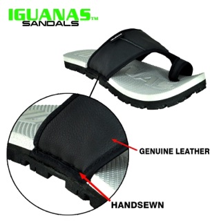 Iguanas Sandals Matt Leather Casual Slides Slippers Indoor or Outdoor ...