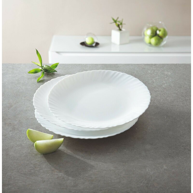 Bormioli Rocco Prima 20 cm Dessert Plate Set of 6 Pcs. Pinggan Kuih ...