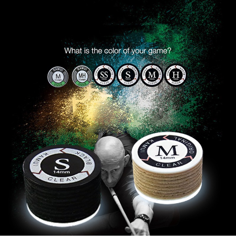 Kamui Clear Black Cue Tip - Single Tip 14mm | Shopee Philippines