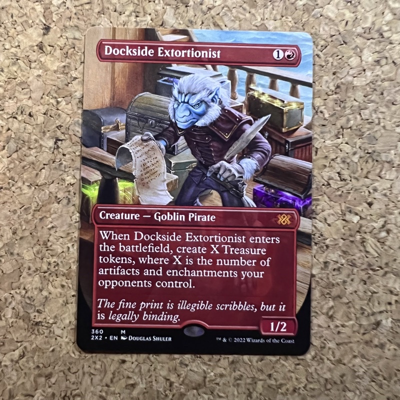 DOCKSIDE EXTORTIONIST | GOBLIN PIRATE | DOUBLE MASTERS 2022 | RED | MTG ...