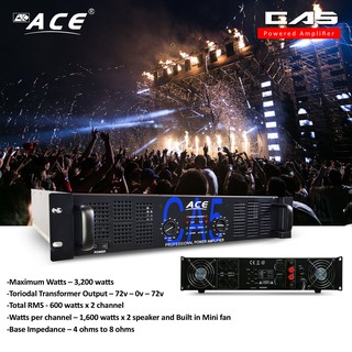 Ace CA5 Power Audio Amplifier | Shopee Philippines