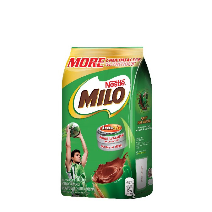 MILO ACTIV-GO Choco Malt Powdered Milk Drink 300g | Shopee Philippines