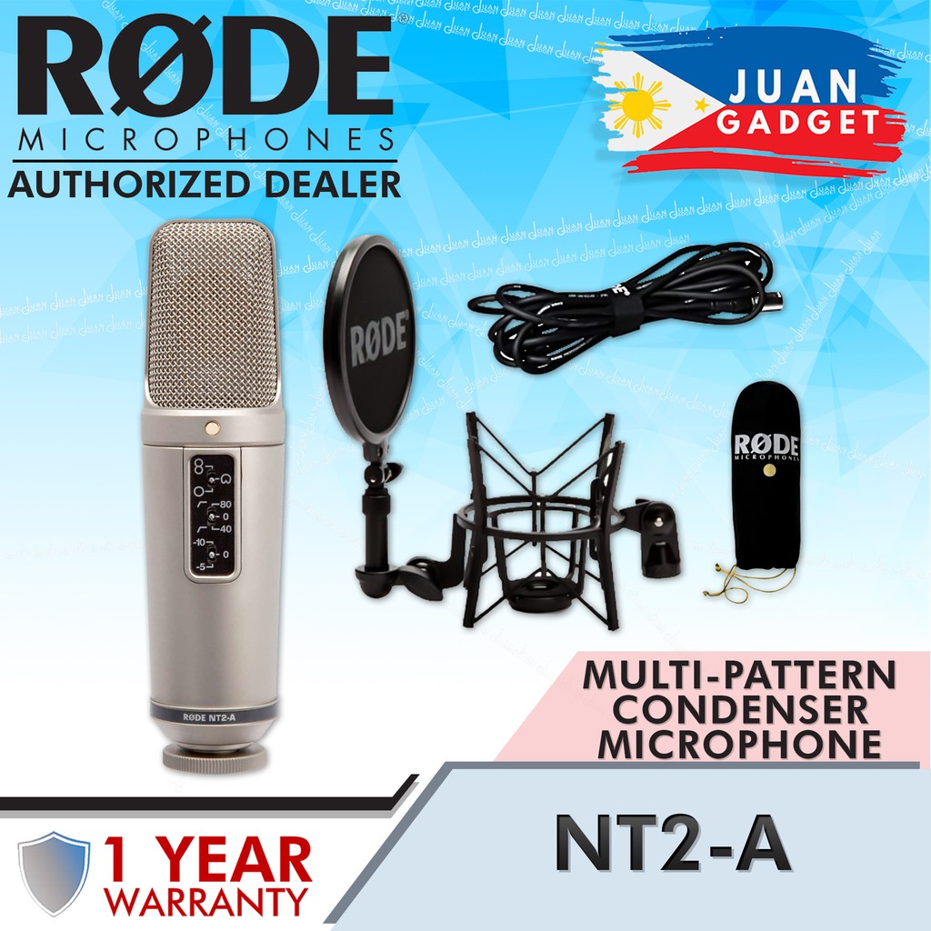 Rode NT2-A Professional Studio Recording Kit Condenser Microphone Large ...