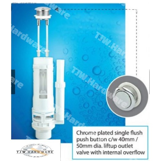 TECHPLAS S200A-LP SINGLE FLUSH PUSH BUTTON (40mm or 50mm) | Shopee Philippines