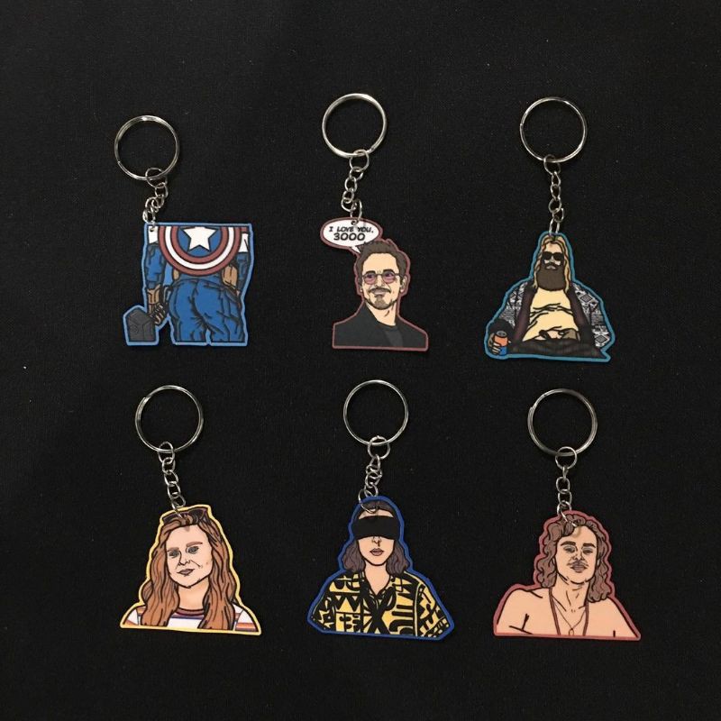 cap stranger things novelty keychains pvc mat | Shopee Philippines