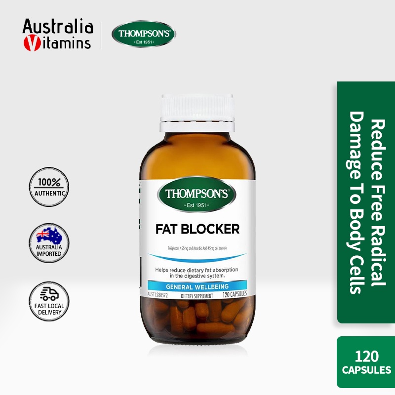 Thompson's Fat Blocker 120 Capsules | Shopee Philippines