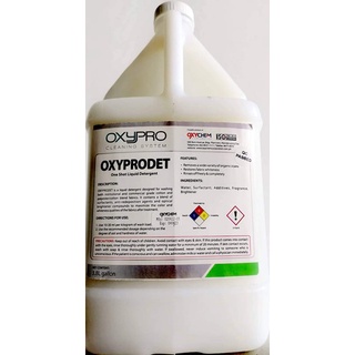OXYPRO LIQUID DETERGENT 3.8LITER GALLON WASHING MACHINE WASH CLEANING ...