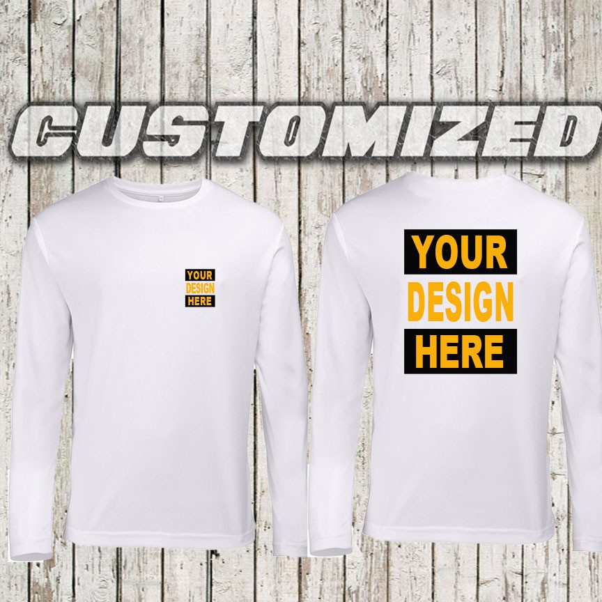 CUSTOMIZED, PERSONALIZED Longsleeve (SUBLIMATION) | Shopee Philippines