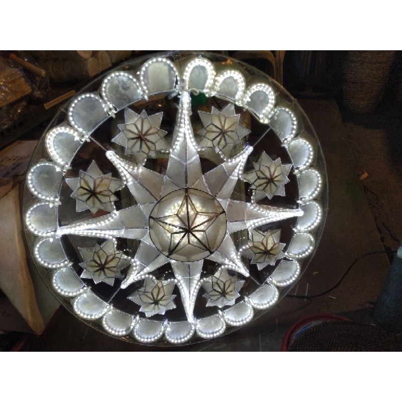 parol capiz lantern/white | Shopee Philippines