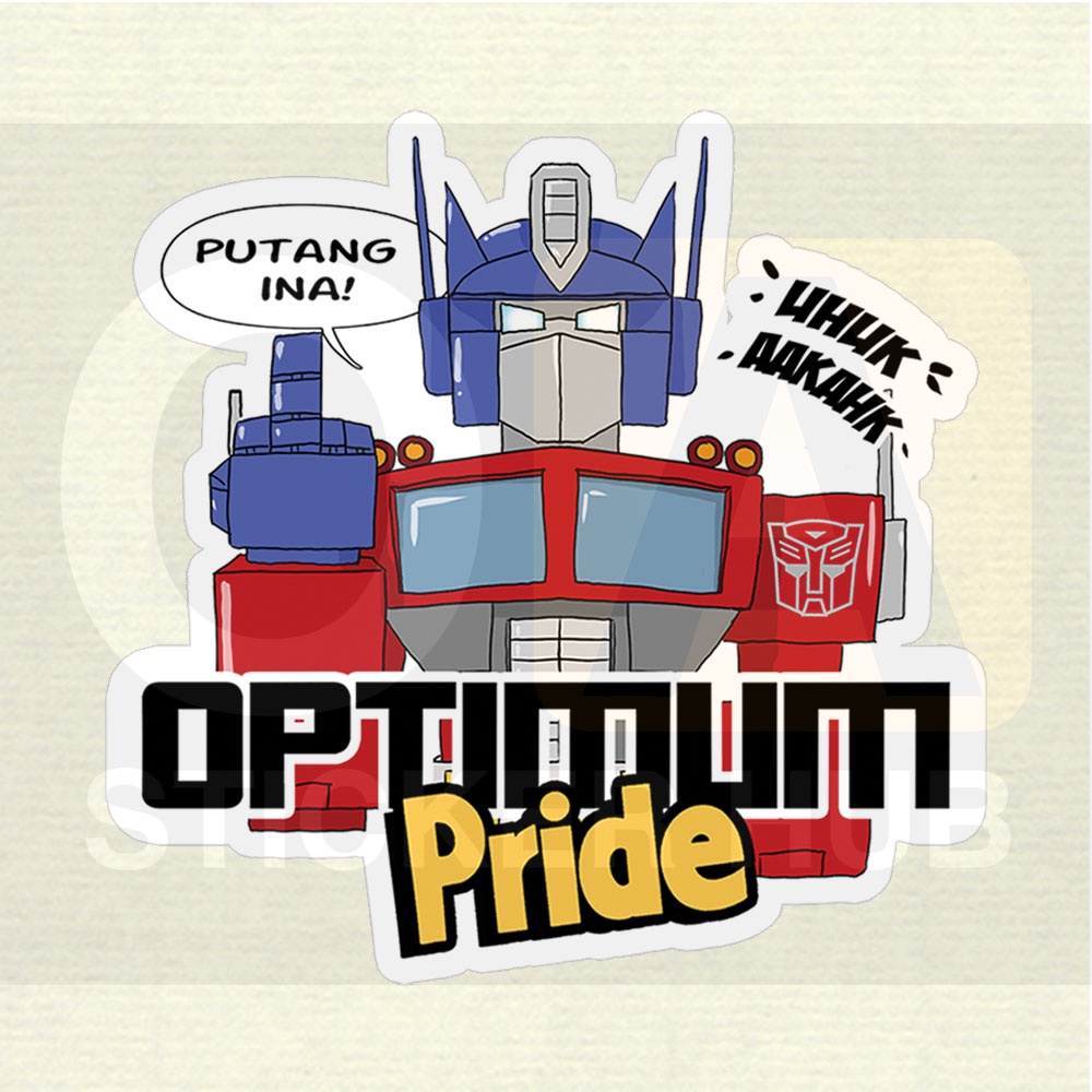 OPTIMUM PRIDE MEME STICKER | Shopee Philippines