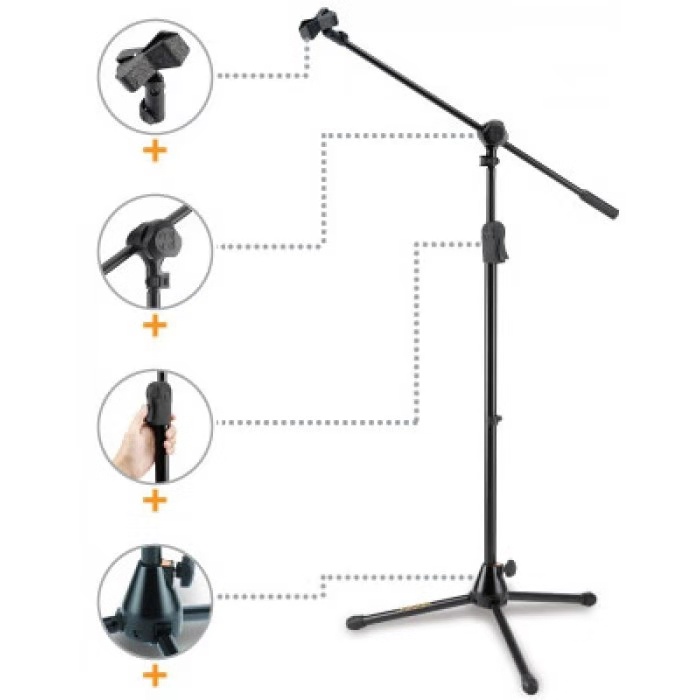 Portable Microphone stand for wireless mic and wired microphone ...