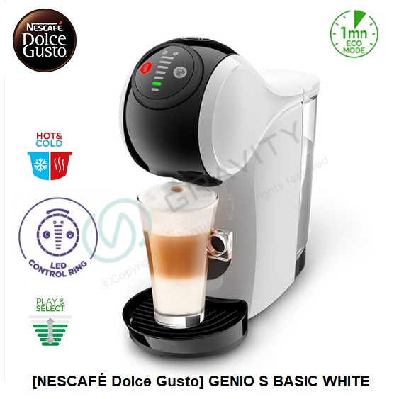 Nescafé Dolce Gusto Genio S Plus Automatic Coffee Machine Black By ...