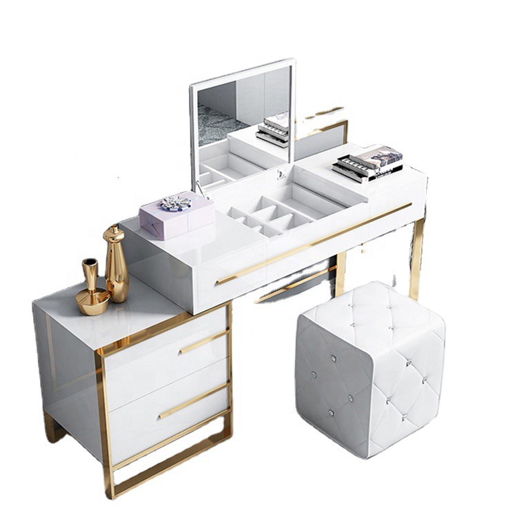 Modern White Makeup Table | Saubhaya Makeup