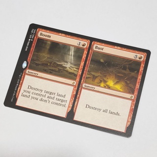 MTG Card BOOM // BUST Magic the Gathering Trading Card Game Red ...