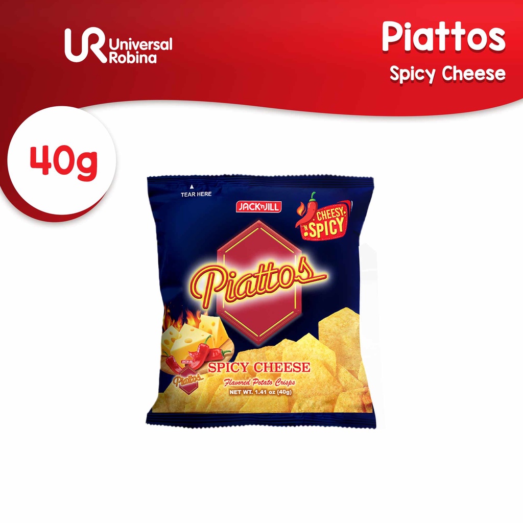 Piattos Spicy Cheese (40g) | Shopee Philippines