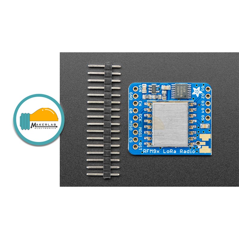 Adafruit RFM96W LoRa Radio Transceiver Breakout - 433 MHz - RadioFruit ...