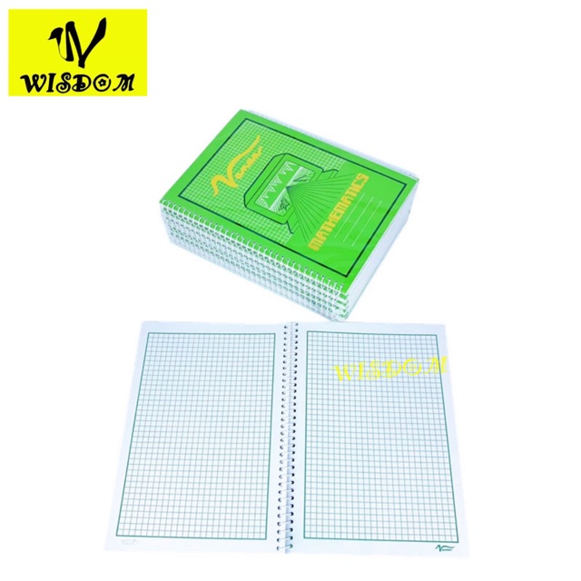 WISDOM VANDA MATH NOTEBOOK 80page school supplies | Shopee Philippines
