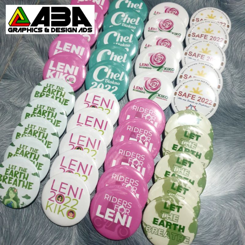 Custom/Personalized Button Pin 2.25 with Free Layout | Shopee Philippines