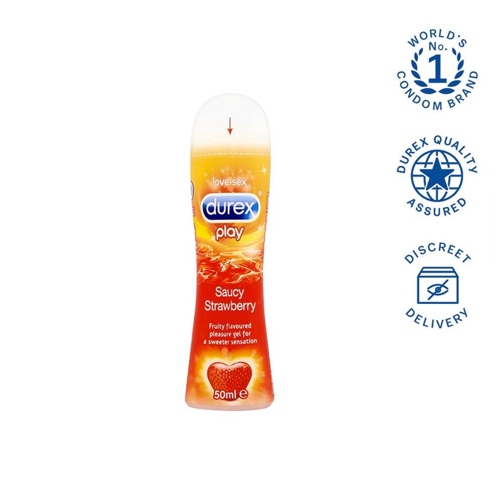 Durex Play Saucy Strawberry 50ml | Shopee Philippines