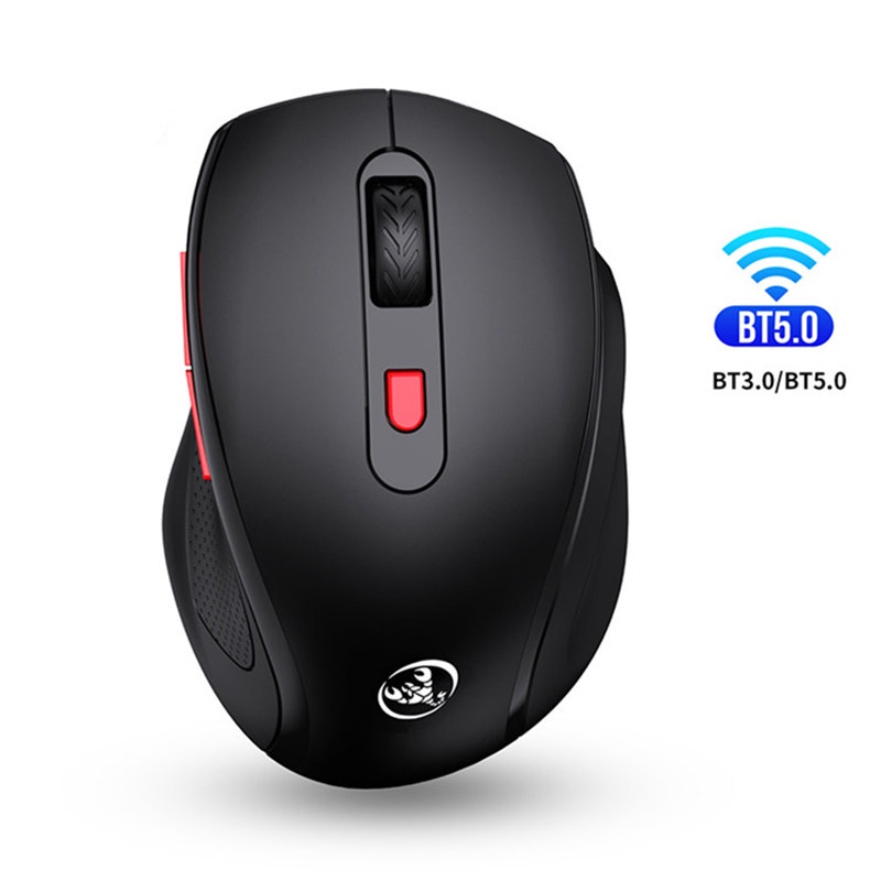 T67 Bluetooth 3.0+5.0 Dual Mode / 2.4Ghz Wireless Mouse Ergonomic 6 ...
