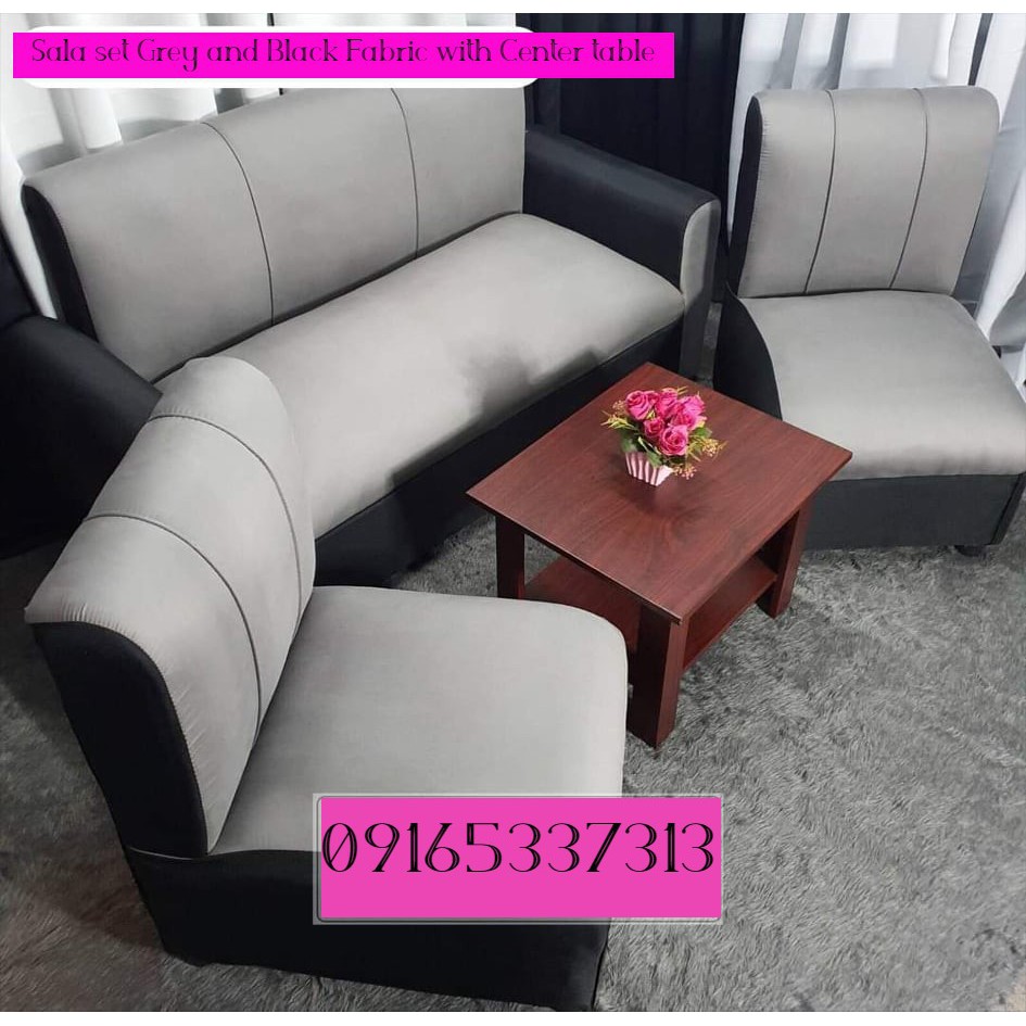 SALA SET WITH CENTER TABLE(FREE DELIVERY NCR ONLY) | Shopee Philippines