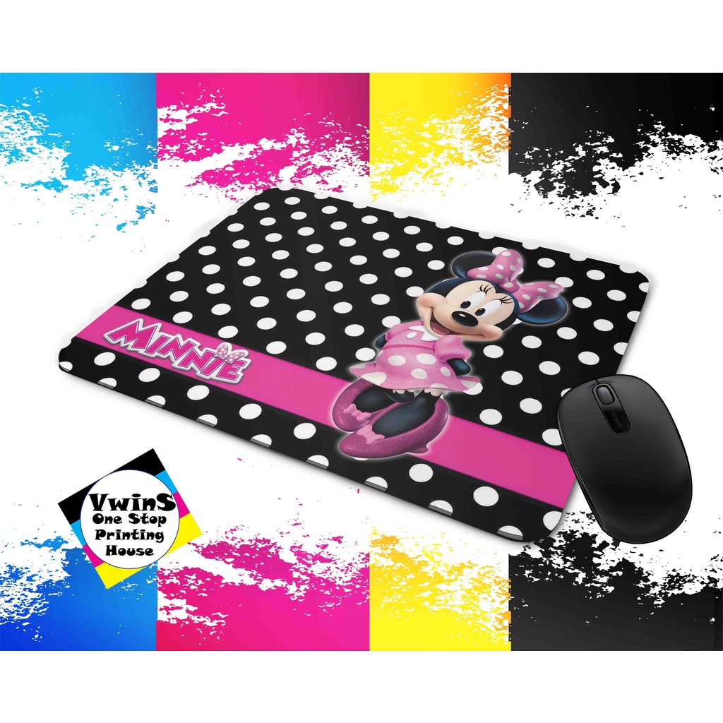 Minnie Mouse Design Mousepad! Mickey and Minnie Mouse Design Mouse pad ...