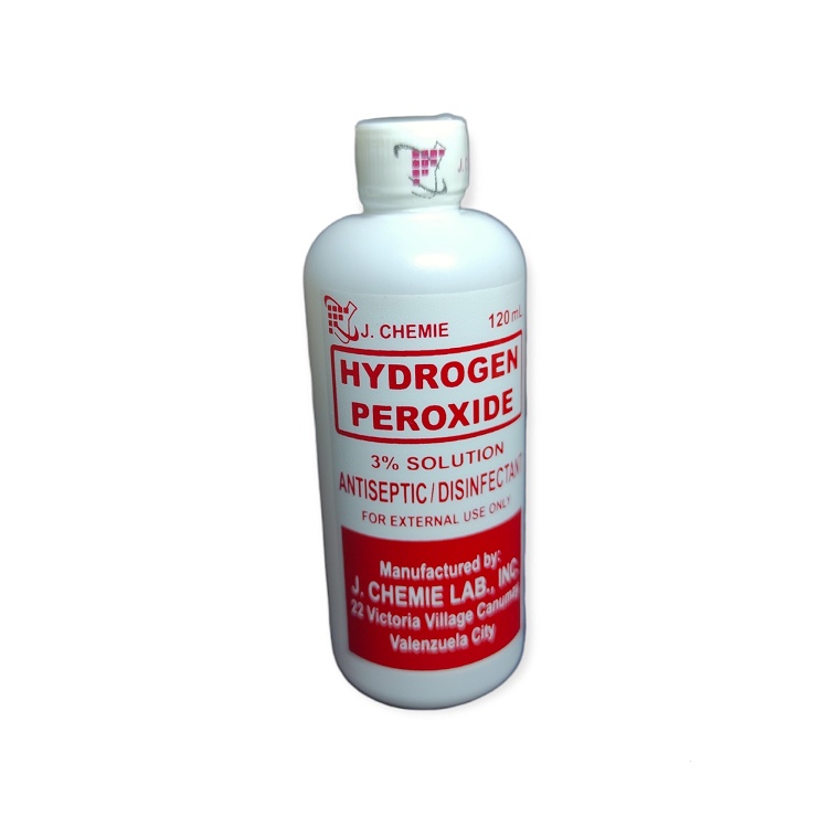 HYDROGEN PEROXIDE 3% Solution Antiseptic/Disinfectant 120mL | Shopee ...