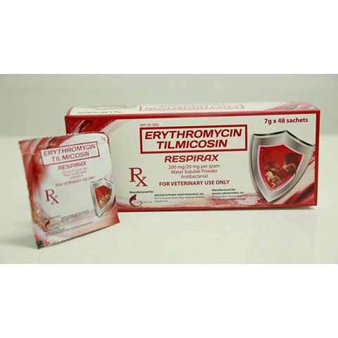 5 sachets Mad Science Respirax 7g Antibacterial for Gamefowl Rooster ...
