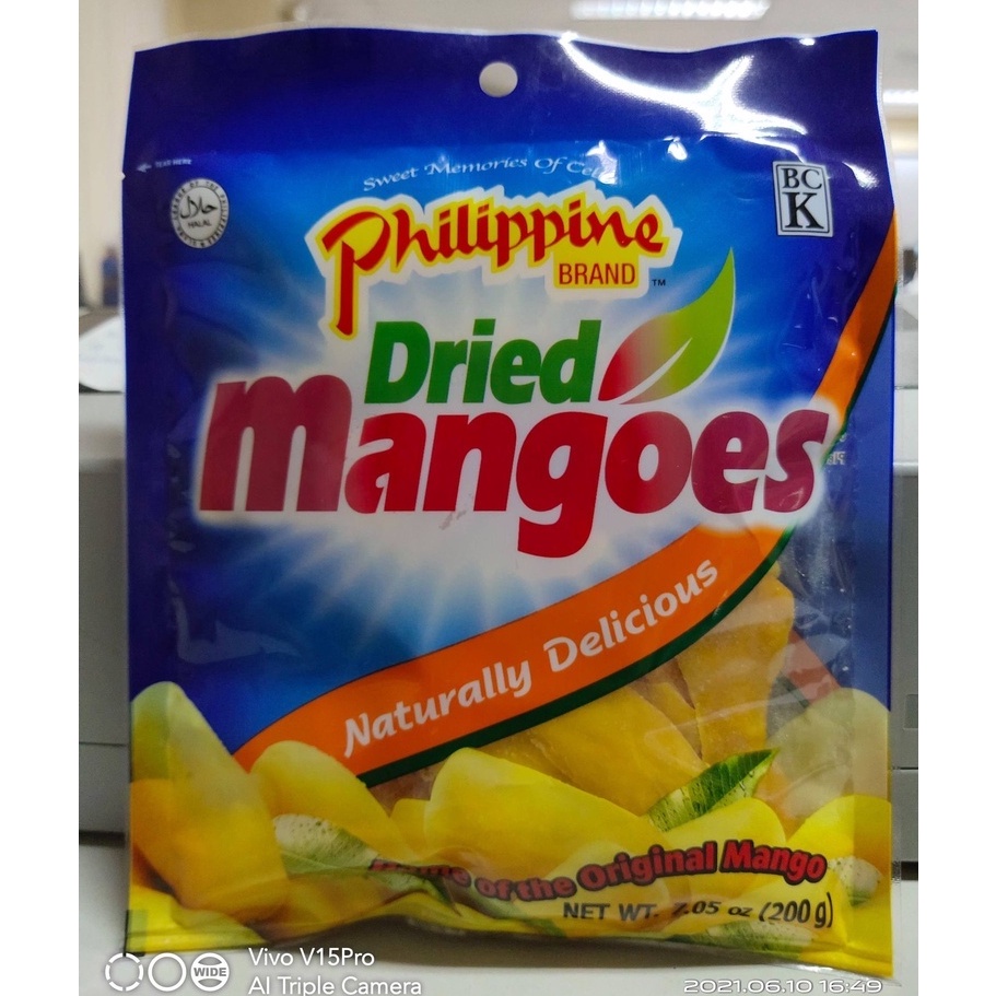PHIL DRIED MANGO SLICE 200G | Shopee Philippines
