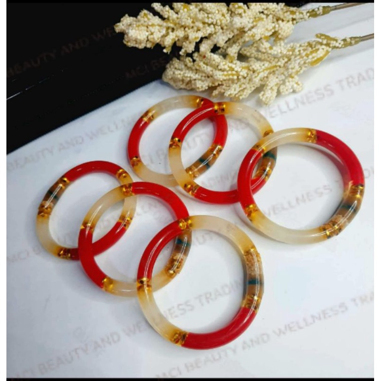 Red White Combi. KONTRA USOG/Anti- Usog Bangles | Shopee Philippines