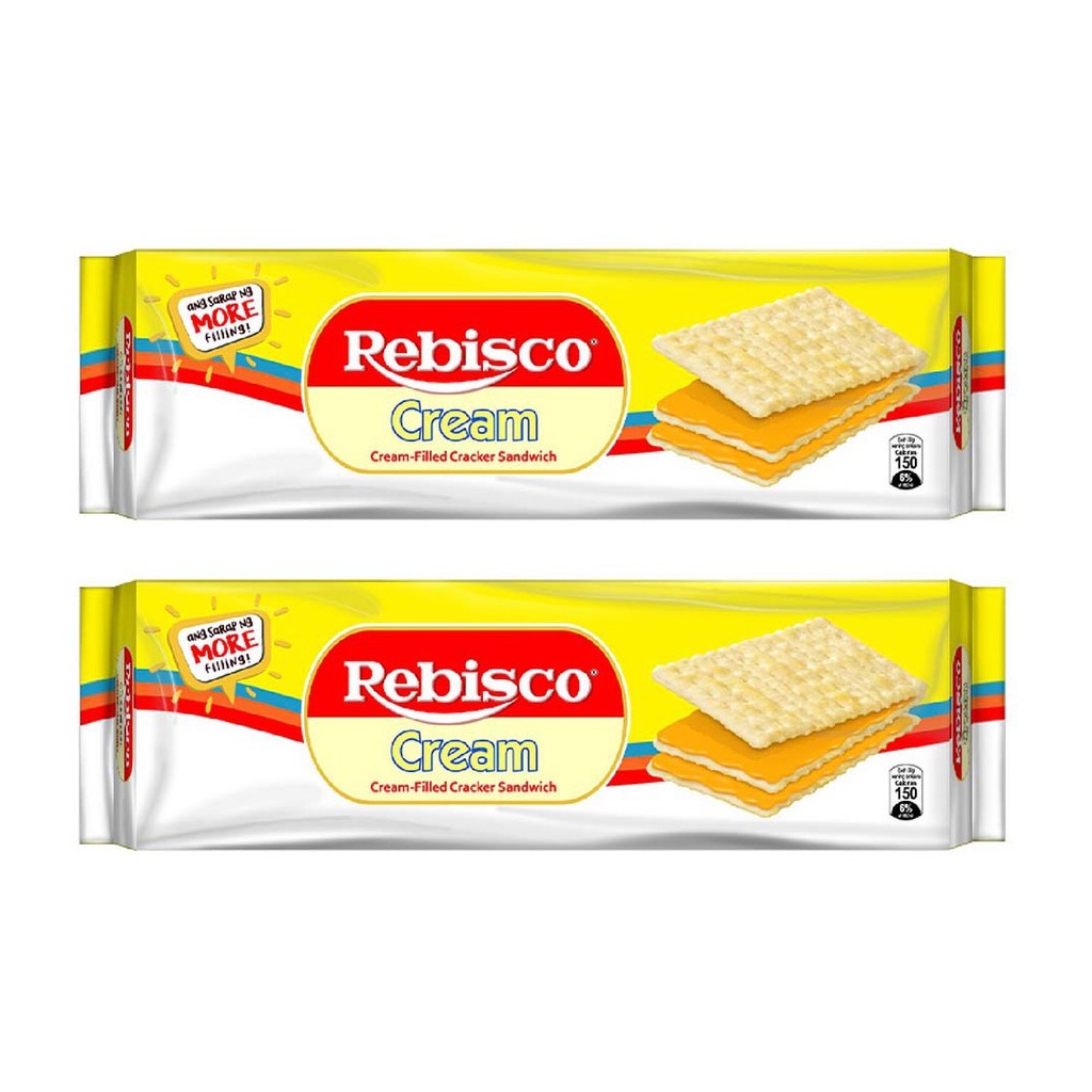 Rebisco Sandwich Cream 10 Pieces 30g Set of 2 | Shopee Philippines