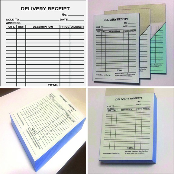 Delivery Receipt Resibo, Carbonized Carbonized, Small, 50 sheets ...
