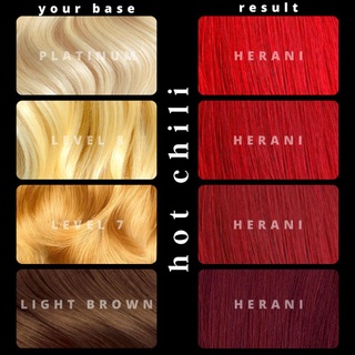 Hot Chili (150ml) Herani Hair Color Conditioner | Shopee Philippines
