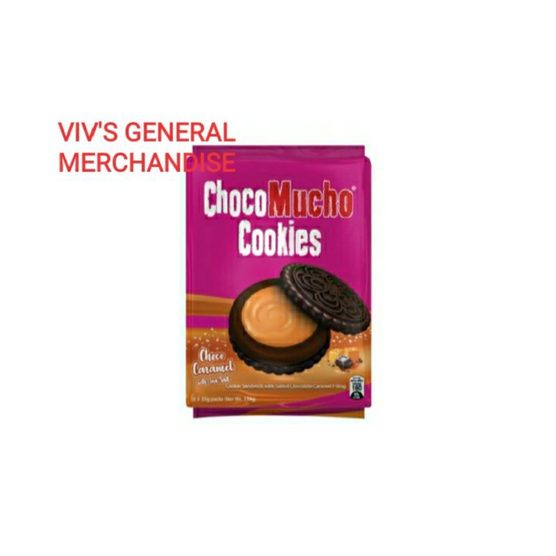 Choco Mucho Cookies Choco Caramel ( 33g x 10s ) | Shopee Philippines
