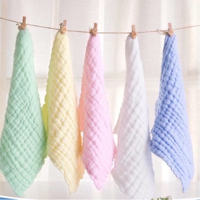 Small Baby Corp Pure Gauze Cotton Bimpo Muslin Towel Lampin | Shopee ...
