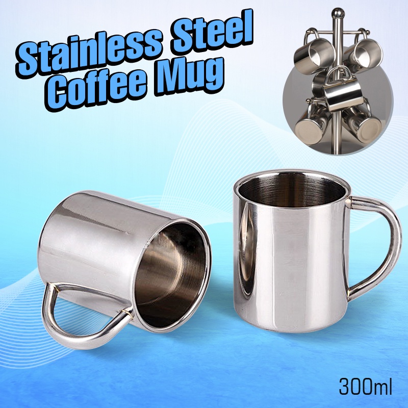 Sublimation Printable Stainless Coffee Mug 300ml With Box | Shopee ...