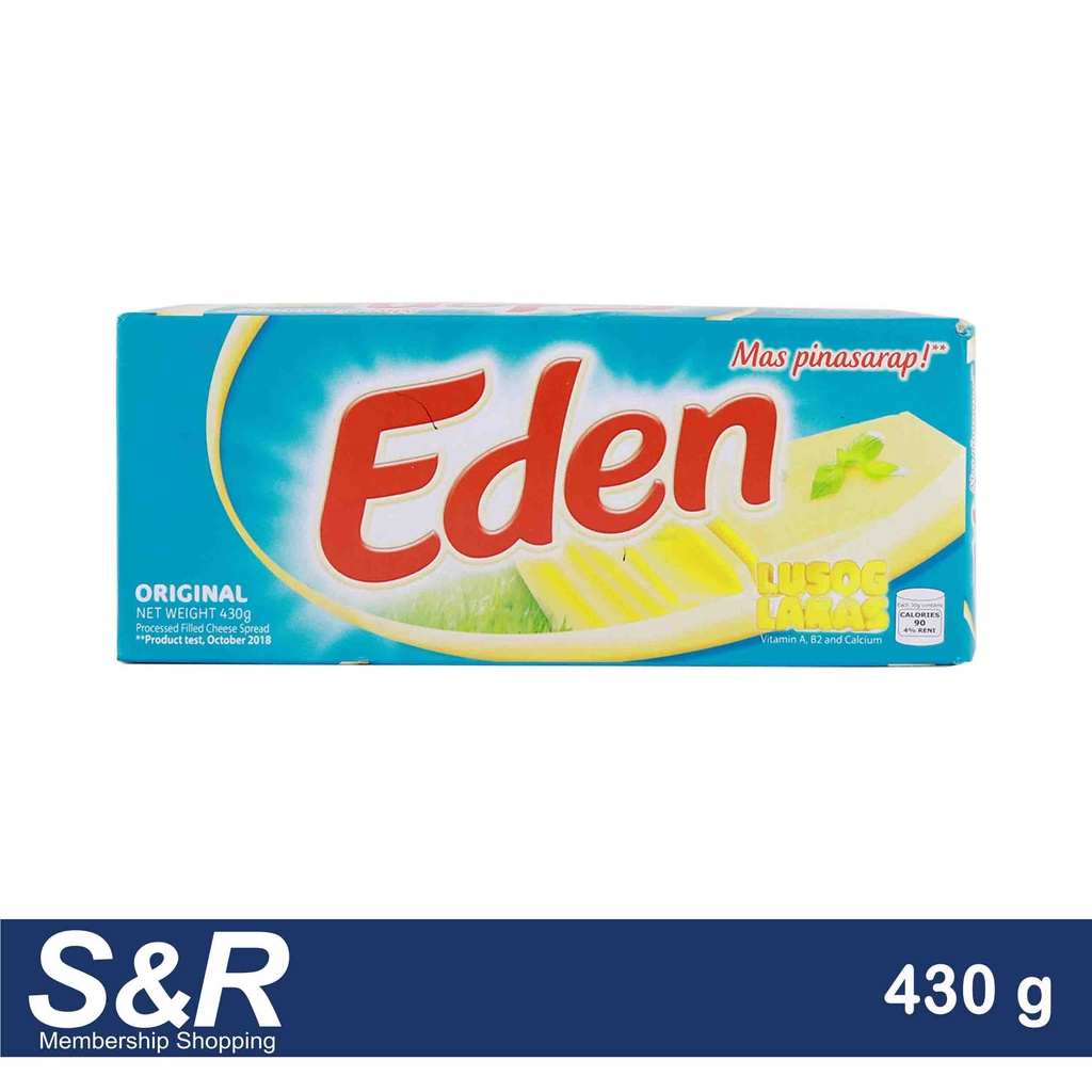 Eden Original Processed Filled Cheese Spread 430g | Shopee Philippines