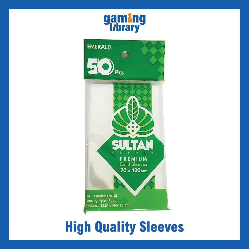 Sultan Supply Premium Card Sleeves: 70 x 120 Tarot Emerald | Shopee ...