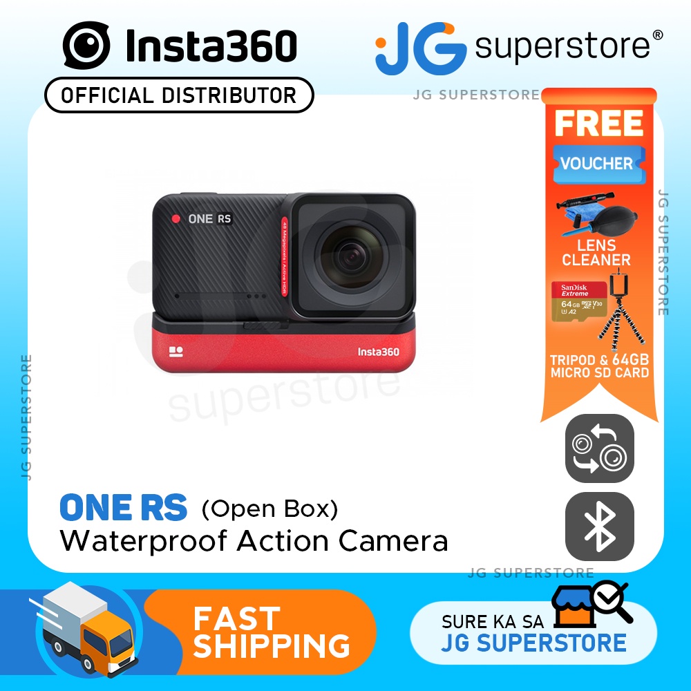 [Open Box] Insta360 ONE RS Waterproof 4K Action Camera w/ FlowState ...