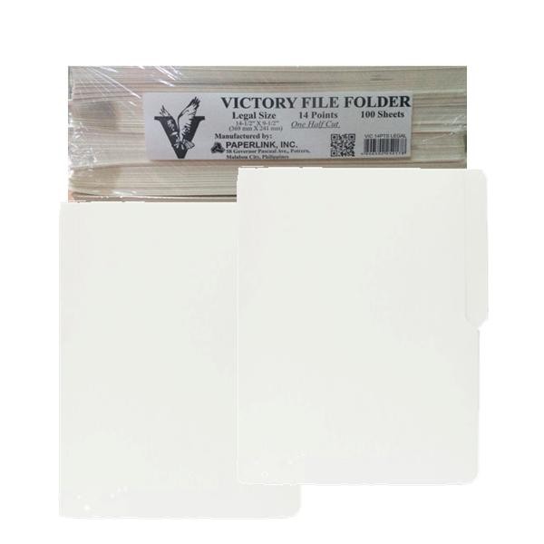 FILE FOLDER WHITE 100 pcs 11 points SHORT | Shopee Philippines