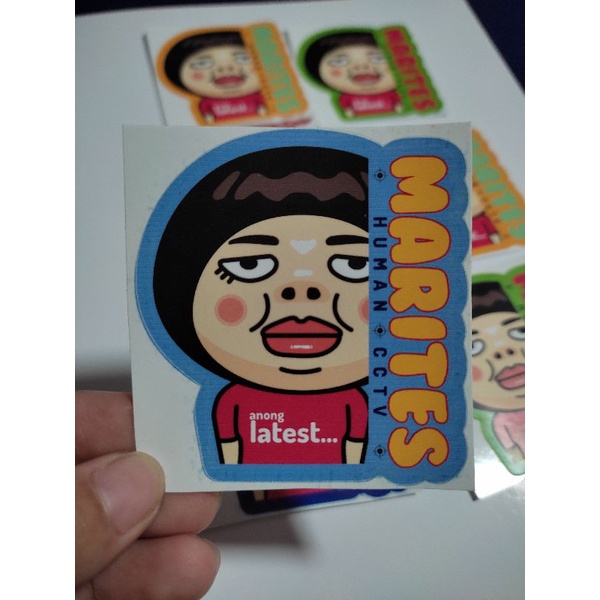 Marites Sticker l Human Cctv l 12pcs Marites Sticker Set | Shopee ...