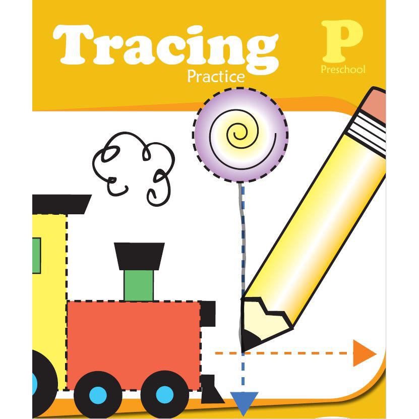Preschool English Activity Workbook / Worksheets: Tracing Practice ...