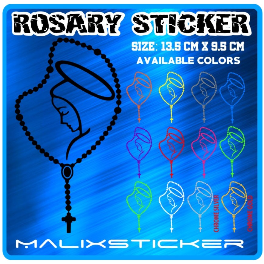 Rosary Sticker Decals | Shopee Philippines