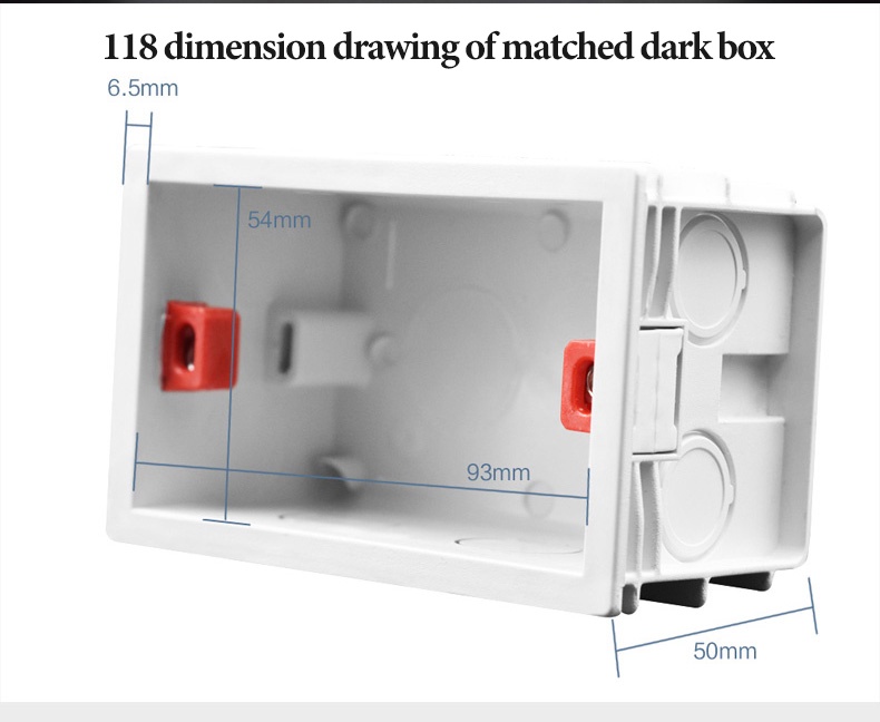 Vollai Wall Switch for Light 15amp Universal Wall Socket Outlet for ...