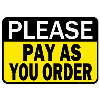 Please Pay Here-A4 Laminated Signage | Shopee Philippines