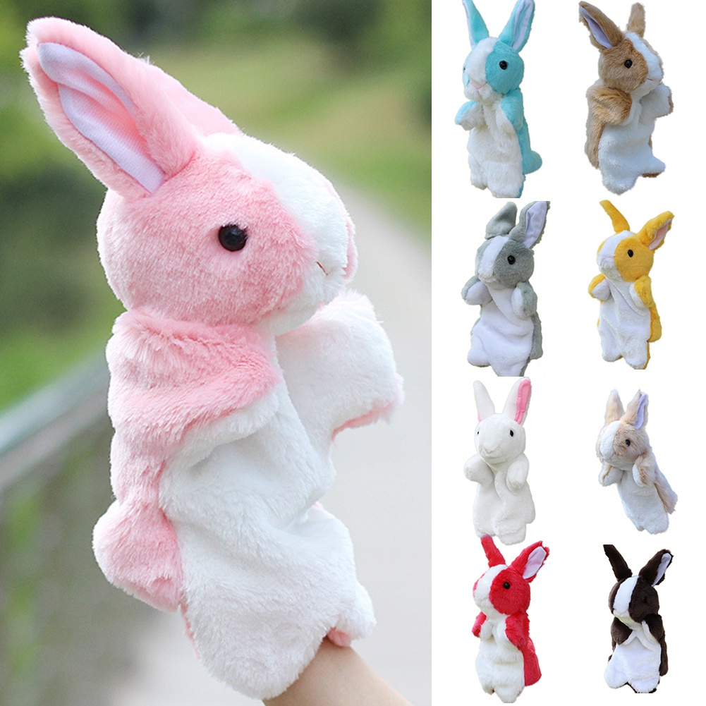 MRT-Cartoon Soft Rabbit Hand Puppets Stuffed Plush Toys Children\'s ...