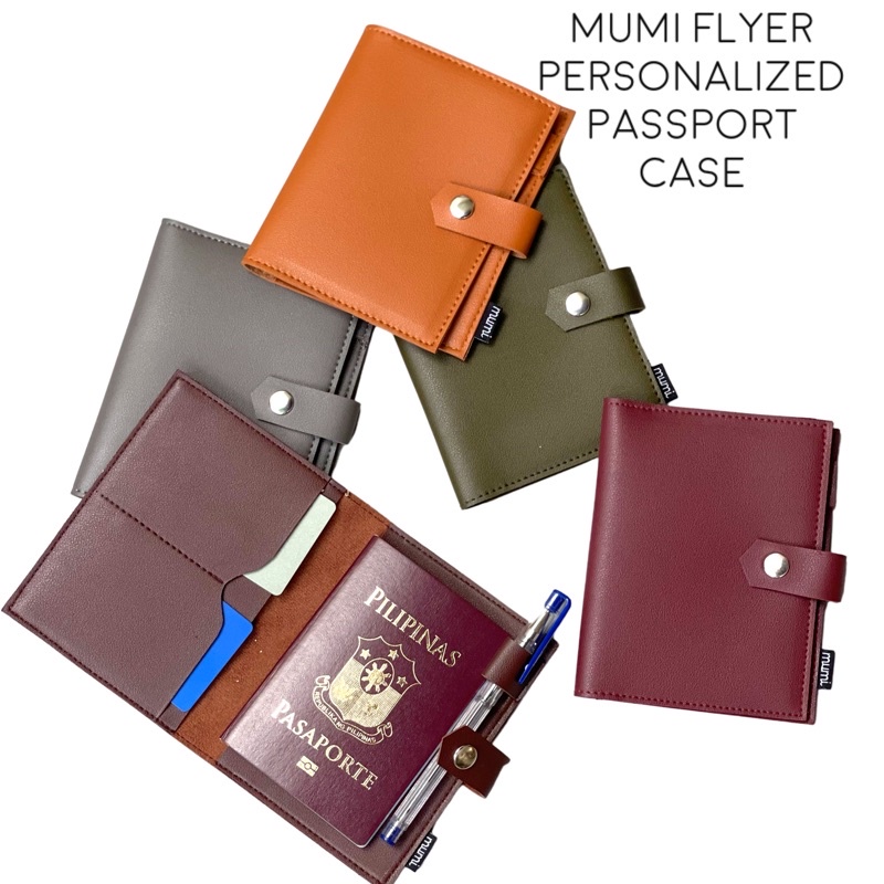 Mumi Flyer Passport PASSBOOK Holder Personalized | Shopee Philippines