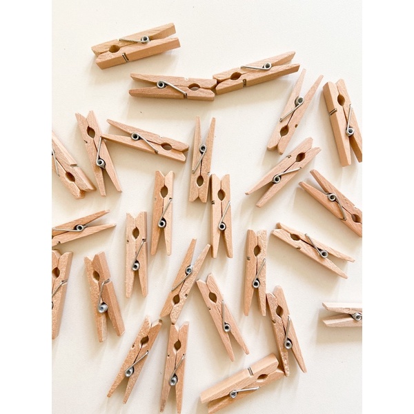 Wooden Clips (small/large) | Shopee Philippines
