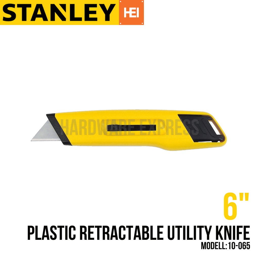 Stanley Utility Knife Retractable Blade Cutter 10-065 | Shopee Philippines