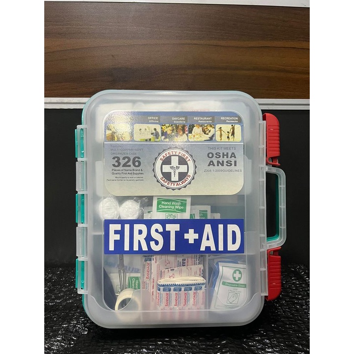 FIRST AID KIT 326 (Safety First, Safety Always) | Shopee Philippines